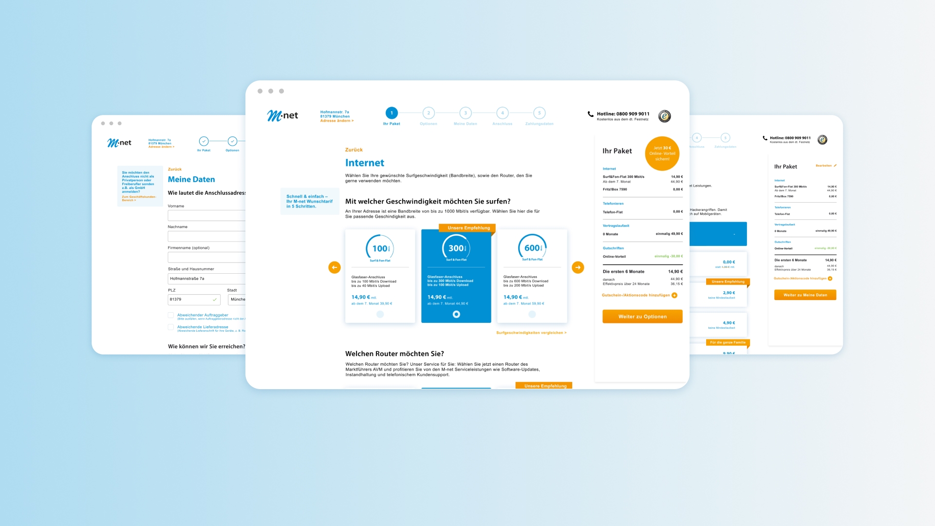 M-net - Conversion Funnel Optimization - DieProduktMacher GmbH - EN